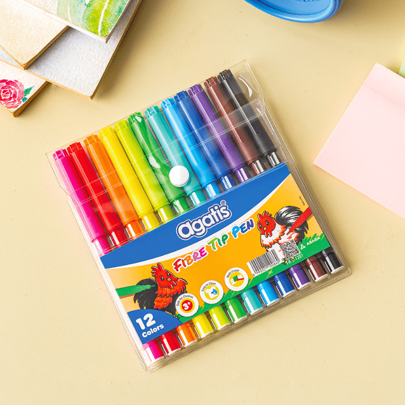 Jual SPIDOL WARNA 12 WARNA AGATIS | Shopee Indonesia