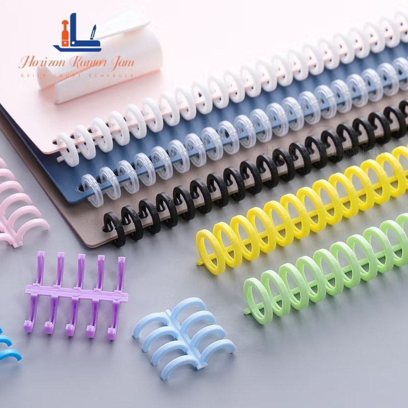 Jual Binder Strip Pengikat Ring Binder Cincin Spiral Plastik 30 Lubang ...