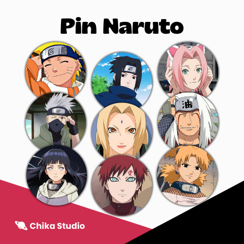 Jual [FanMerch] Pin Button Peniti Naruto Edition | Shopee Indonesia