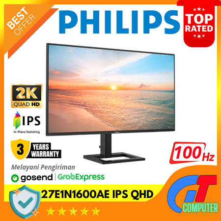 Jual Monitor LED Philips 27E1N1600AE IPS QHD 27 Inch | Shopee Indonesia