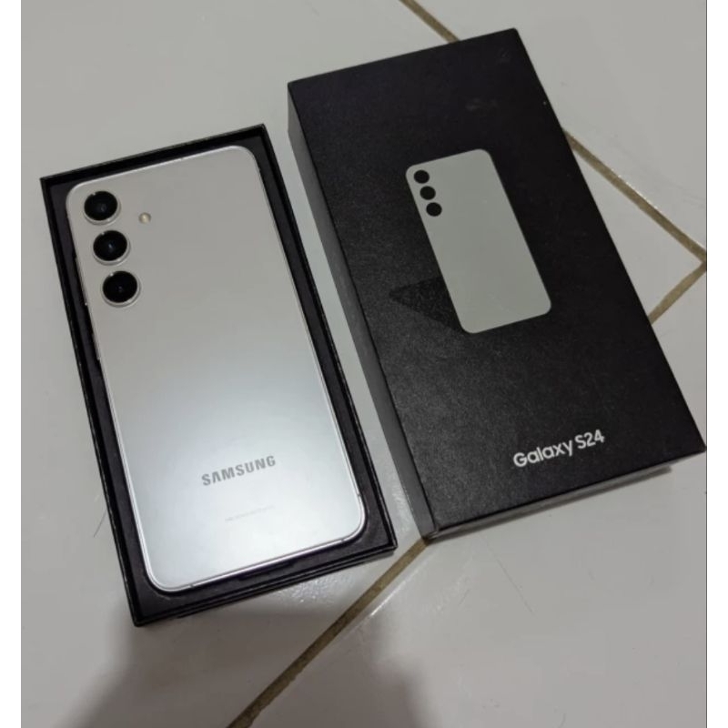 Jual samsung s24 marble grey 8/256 mulus | Shopee Indonesia