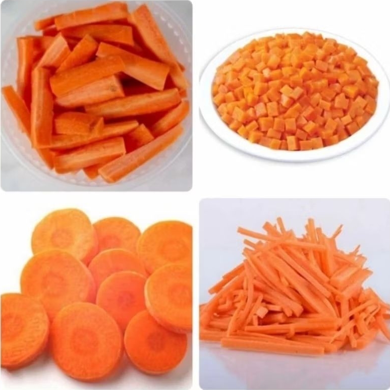 Jual WORTEL POTONG 200 GR IRIS DADU STIK BULAT PANJANG MENTAH SAYUR ...