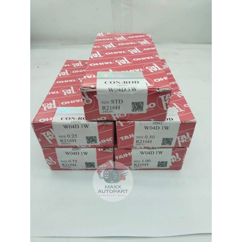 Jual METAL JALAN CON ROD BEARING TOYOTA DYNASAURUS HINO DUTRO 125HT ...