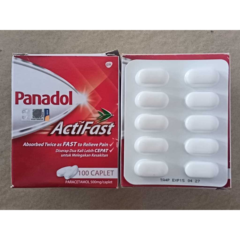 Jual PANADOL ACTIFAST 10 tablet/caplet Malaysia Original | Shopee Indonesia