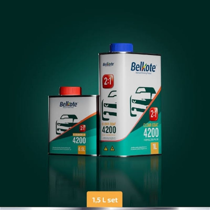 Jual CLEAR VERNISH BELKOTE PU 2K CLEAR COAT 4200 ukuran 1.5L | Shopee ...