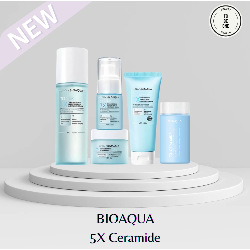 Jual BIOAQUA 5X Ceramide Toner Face Wash Sunscreen | Shopee Indonesia