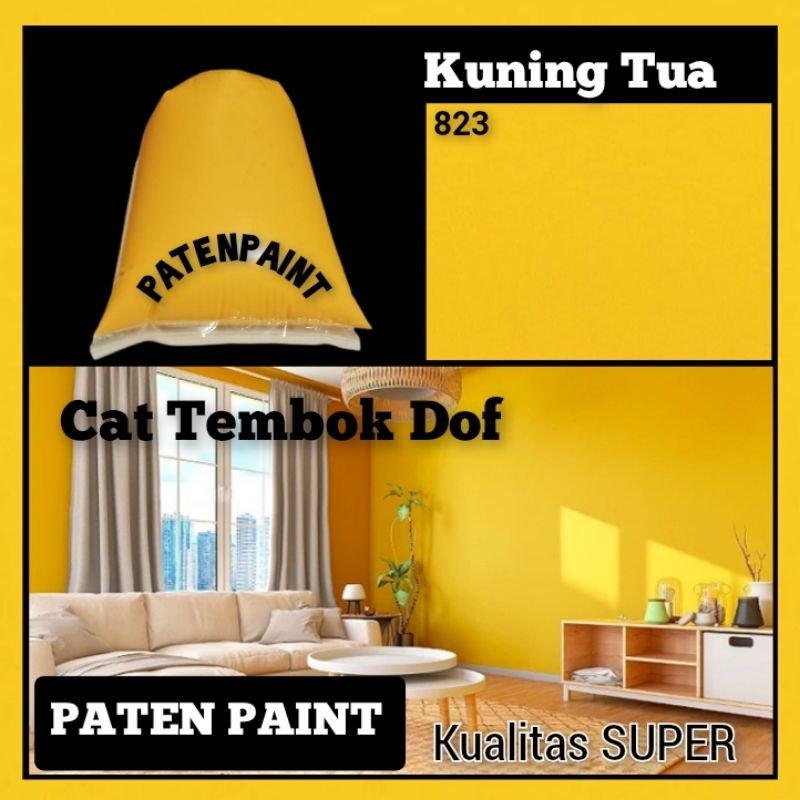Jual cat tembok kiloan cat tembok kuning cat tembok 1 kg cat tembok ...
