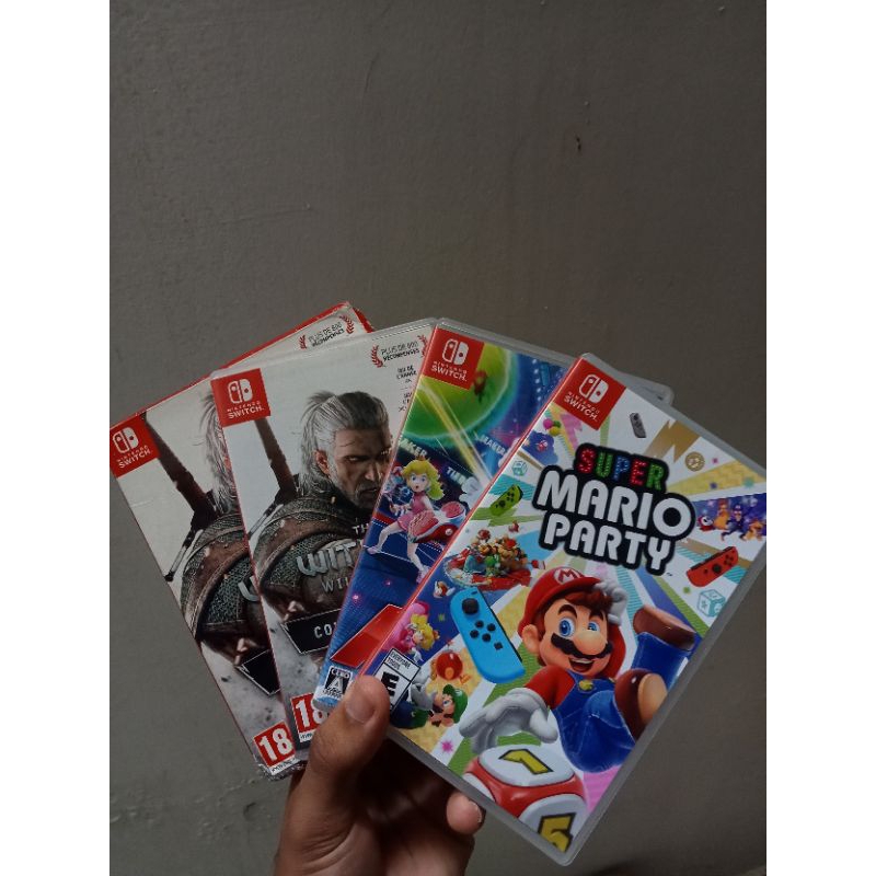 Jual Games Nintendo Switch Ori The Witcher 3,Mario Tenis Ace dan Super ...