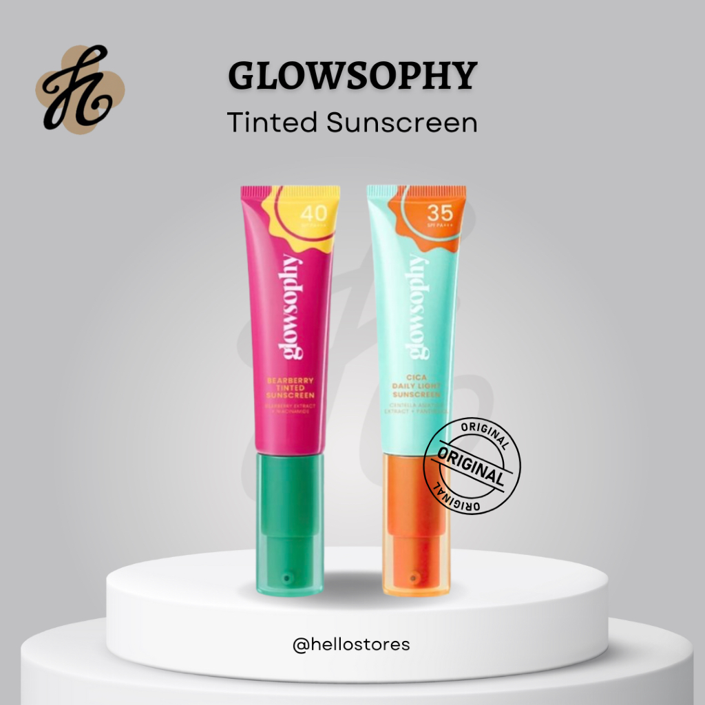 Jual Cica Daily Light Glowsophy Tinted Sunscreen SPF 35 PA ...
