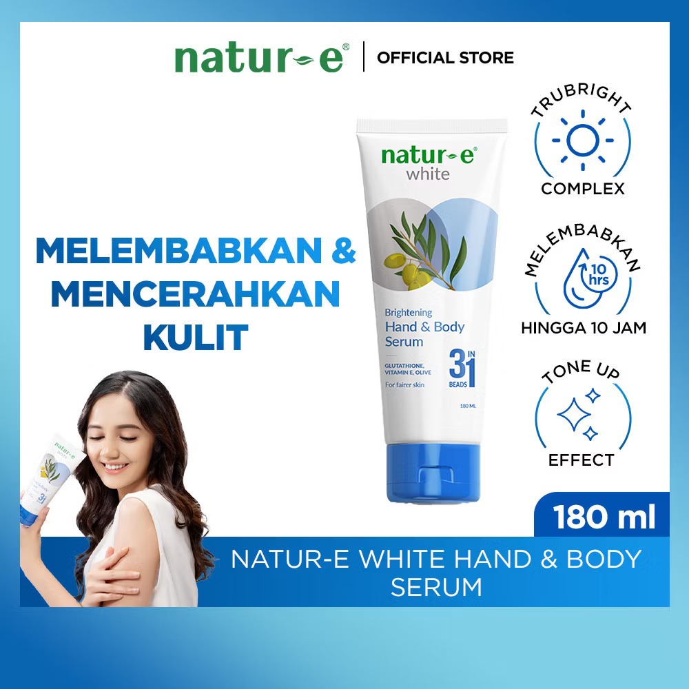 Jual [Bundle] Natur-E White Hand & Body Serum 180 ml x 3 pcs | Shopee ...