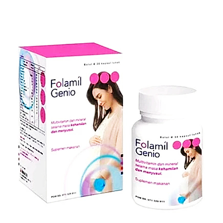 Jual Folamil Genio 30 Kapsul / Suplemen Kehamilan | Shopee Indonesia