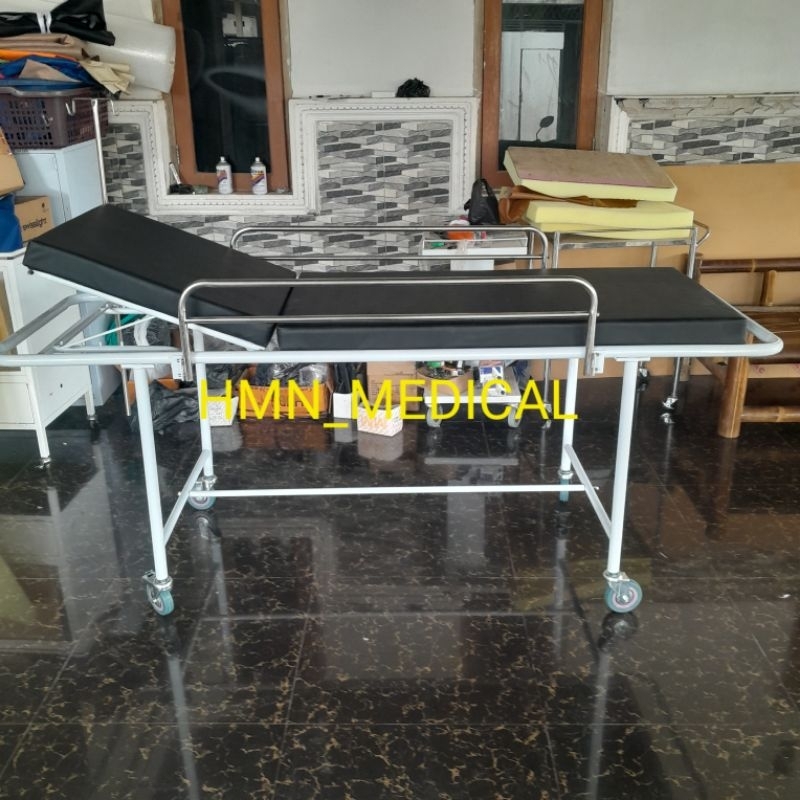 Jual Brangkar dorong bed periksa UGD plat besi | Shopee Indonesia