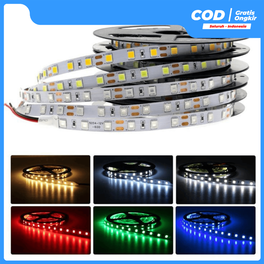 Jual Lampu LED Strip 5 volt, lampu backlight TV/ambient cermin/bahan ...