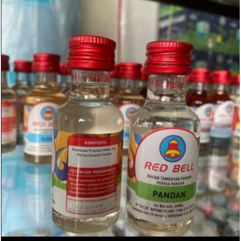 Jual Pandan Essence Red Bell 30 ml halal/ perisa pandan | Shopee Indonesia