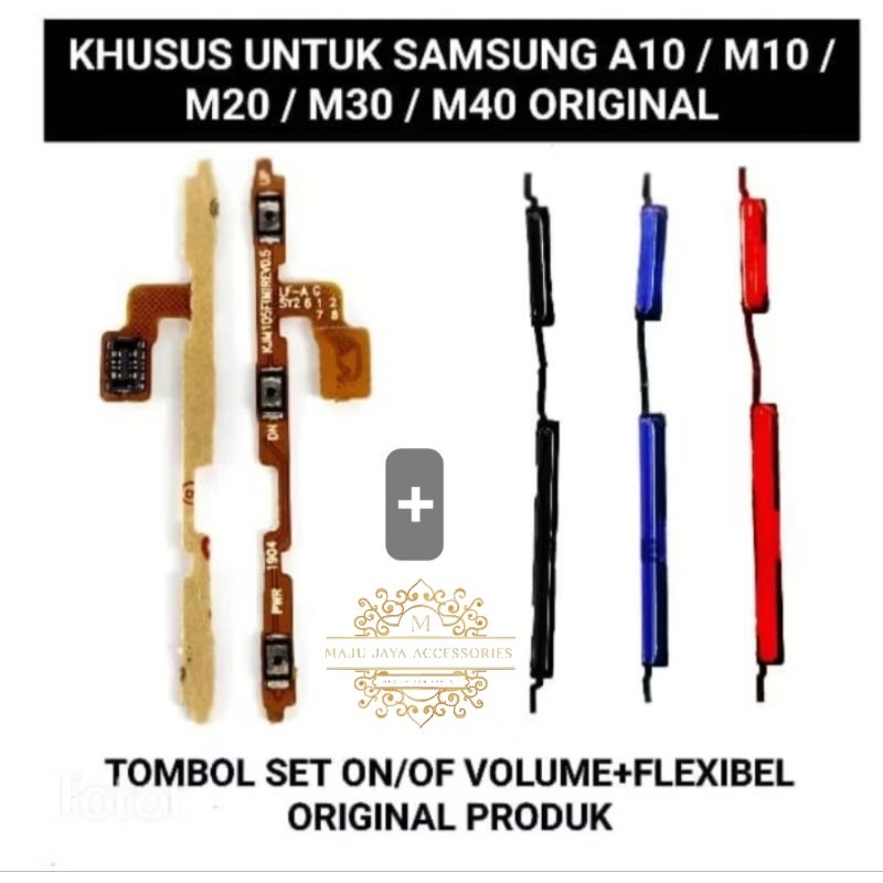 Jual Flexible + Tombol Luar On Off + Volume Samsung A10 M10 M20 M30 M40 Satu Set | Shopee Indonesia