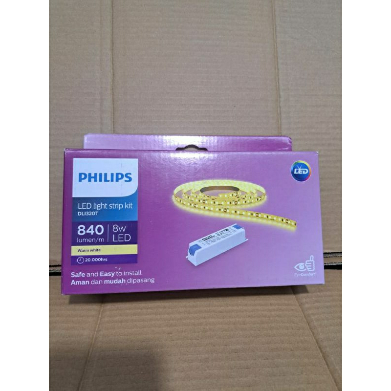 Jual Lampu PHILIPS LED Strip DLI320T 5M 5 Meter 8wt+travo (KUNING ...