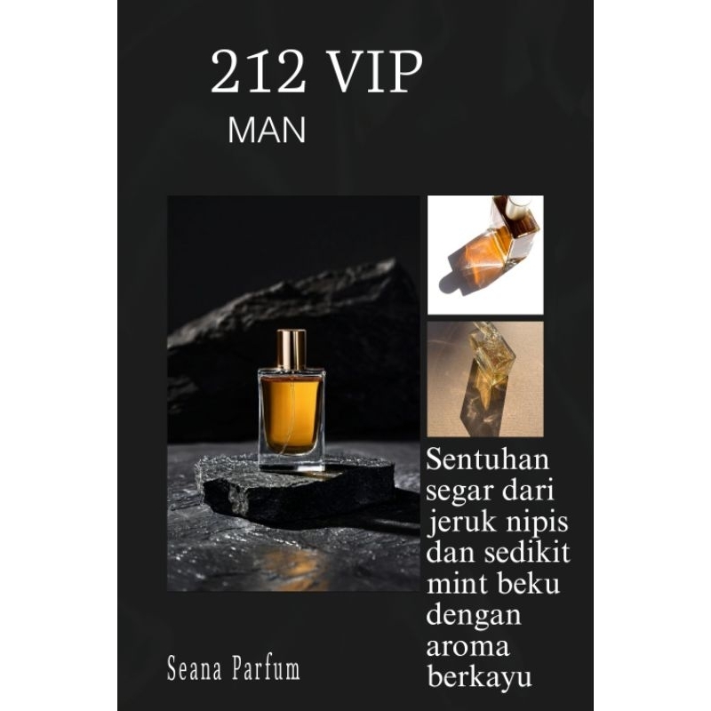 Jual Parfum 212 VIP MAN I Parfum EDP I Parfum Pria Premium | Shopee ...