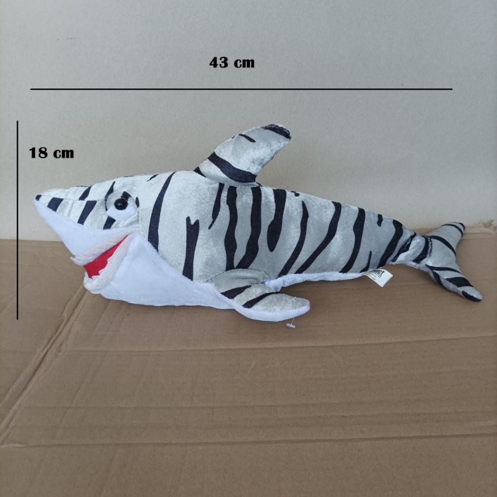 Jual Boneka Ikan Hiu Tiger Shark - Impact Merchandise | Shopee Indonesia