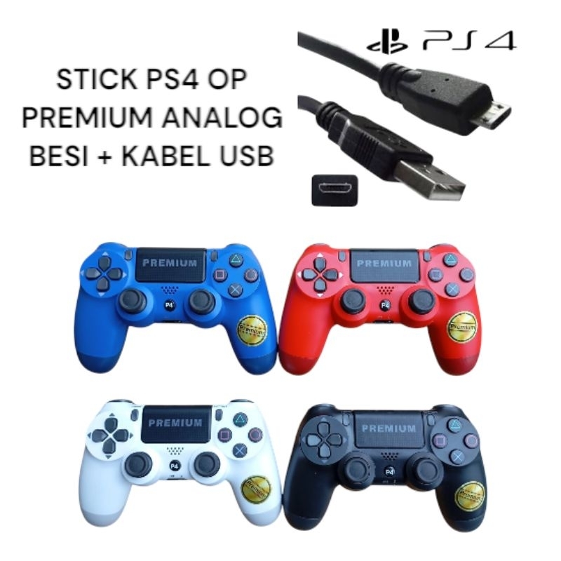 Jual STICK PS4 OP PREMIUM ANALOG BESI STIK PS4 ORI PABRIK PREMIUM ...