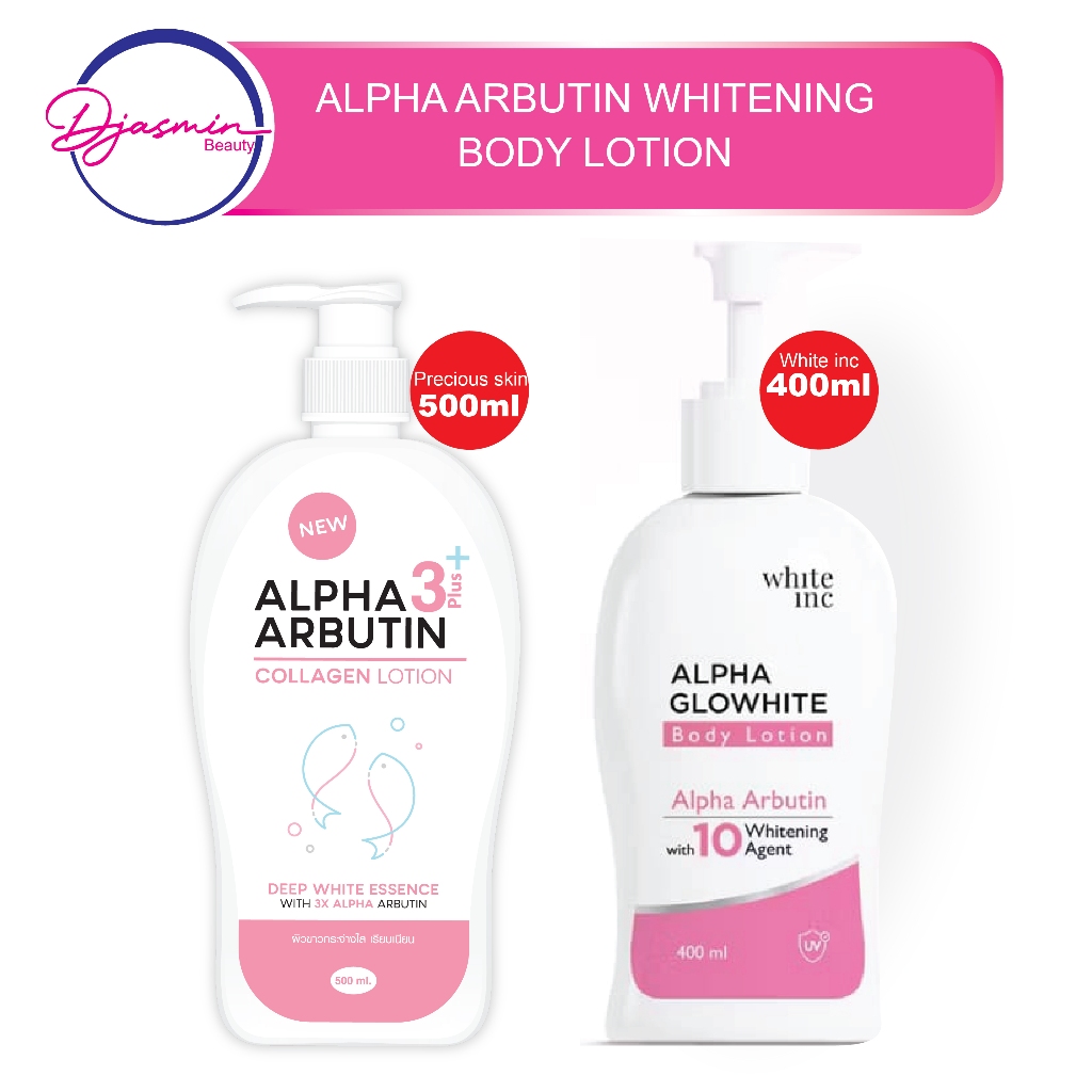 Jual Precious Skin Thailand Alpha Arbutin Collagen Whitening Lotion ...