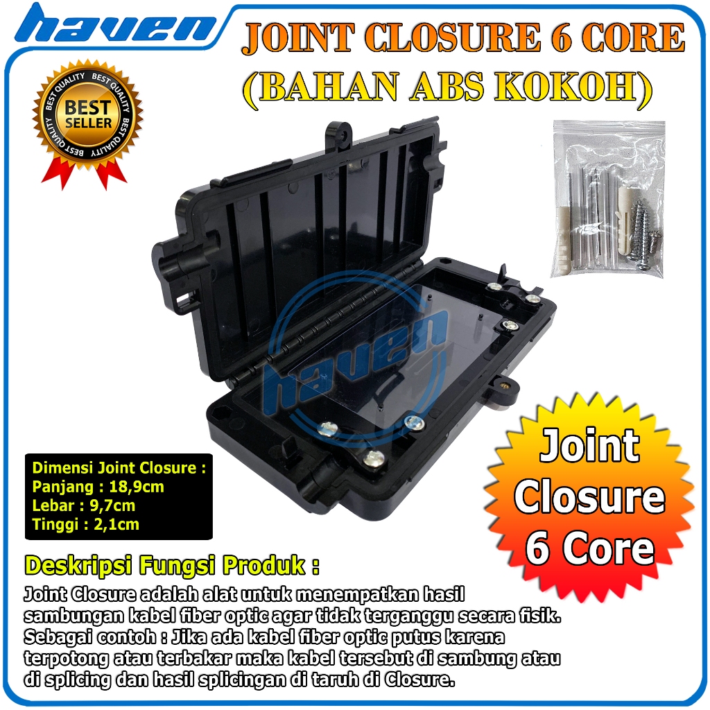 Jual Joint Closure 6 Core FO Joint Closure Mini 6 Core Fiber Optic ...