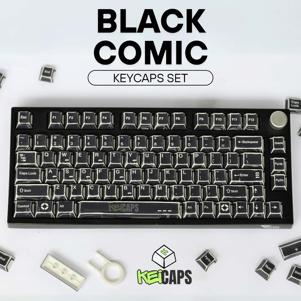 Jual Komik Keycaps Gaya Comic 137 Tombol PBT Cherry Profile untuk ...