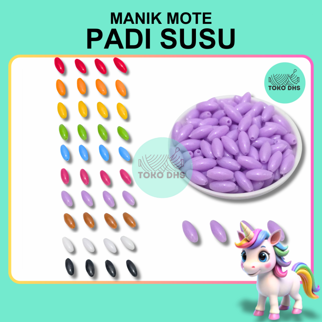 Jual Mote Manik Mutiara Padi Susu 6x12 (15 gram) | Shopee Indonesia