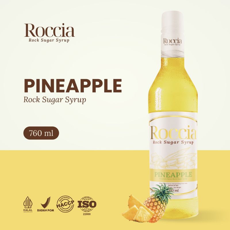 Jual Roccia Rock Sugar Syrup Pineapple - Syrup Gula Batu Rasa Nanas ...
