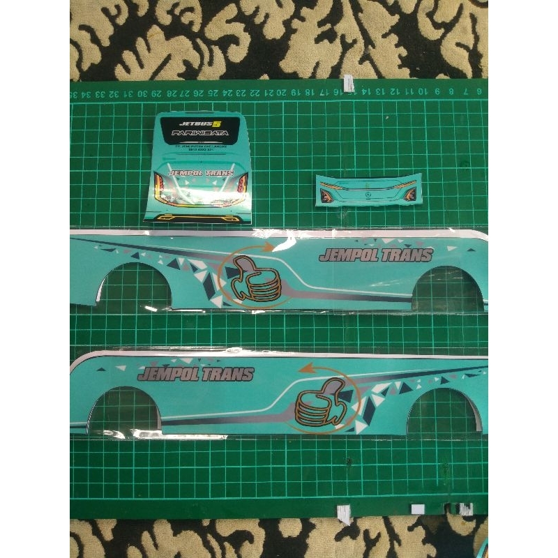 Jual stiker livery laminasi Komang Jempol Trans Full Body kanan kiri ...