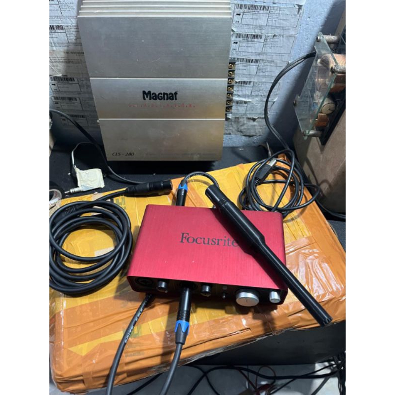 Jual soundcard focustite 212 gen 1 dan mic rta kabel | Shopee Indonesia