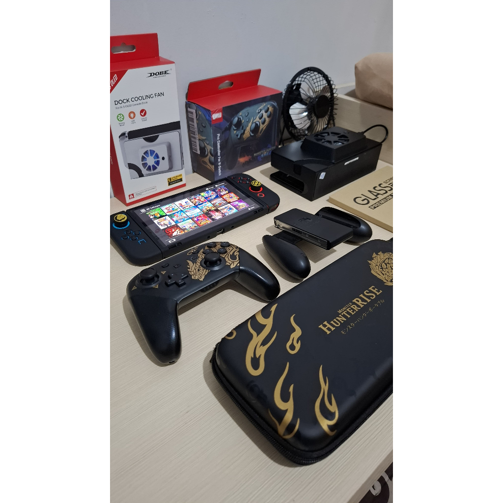 Jual Nintendo Switch OLED Dual Boot CFW OFW 512 GB 2024 Fullset No Minus Bonus Pro Controller ...