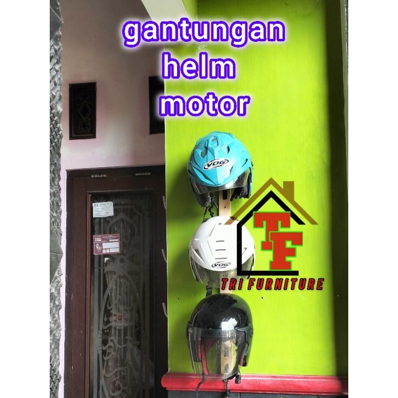 Jual Gantungan Helm Dinding,Centelan Helm Tempel Dinding,Rak ...
