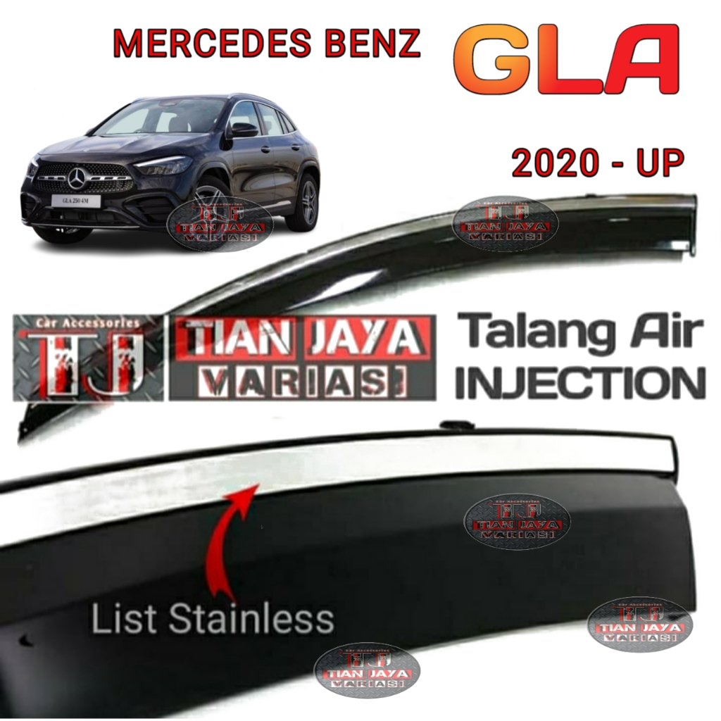 Jual Talang Air Mercy Mercedes Benz GLA 2020-UP Model Injection Premium ...