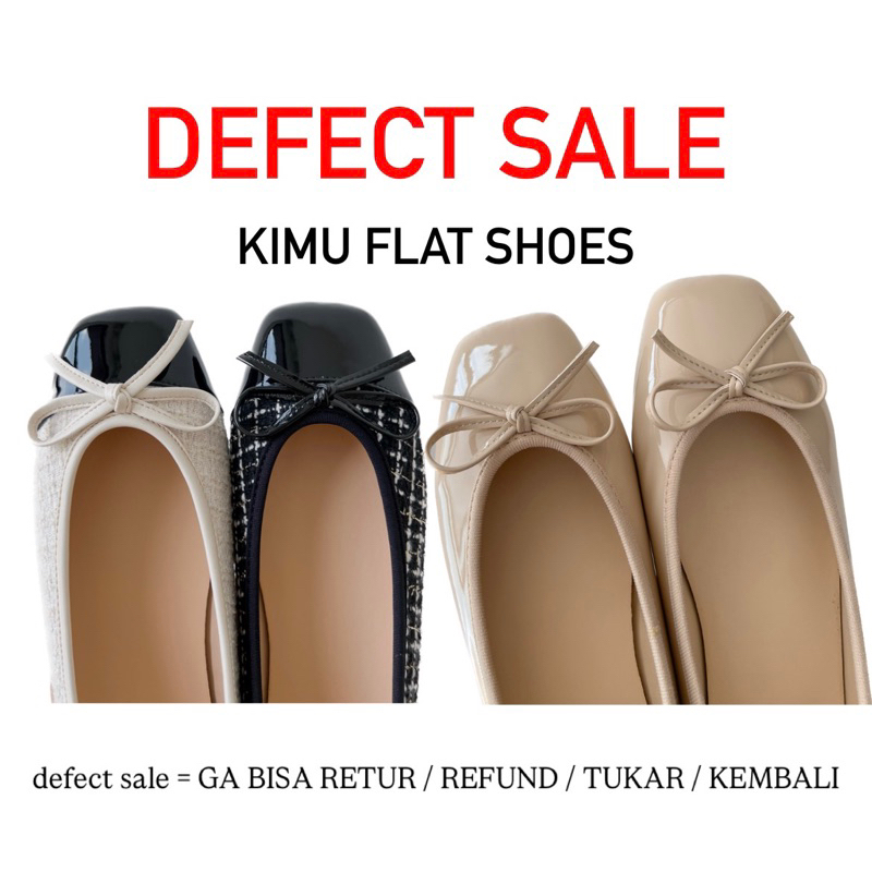 Jual ELOVIA - DEFECT SALE Kimu Flat Shoes | Shopee Indonesia