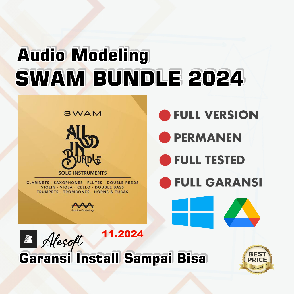 Jual Audio Modeling SWAM BUNDLE 2024 Full Version + Video Cara Install ...