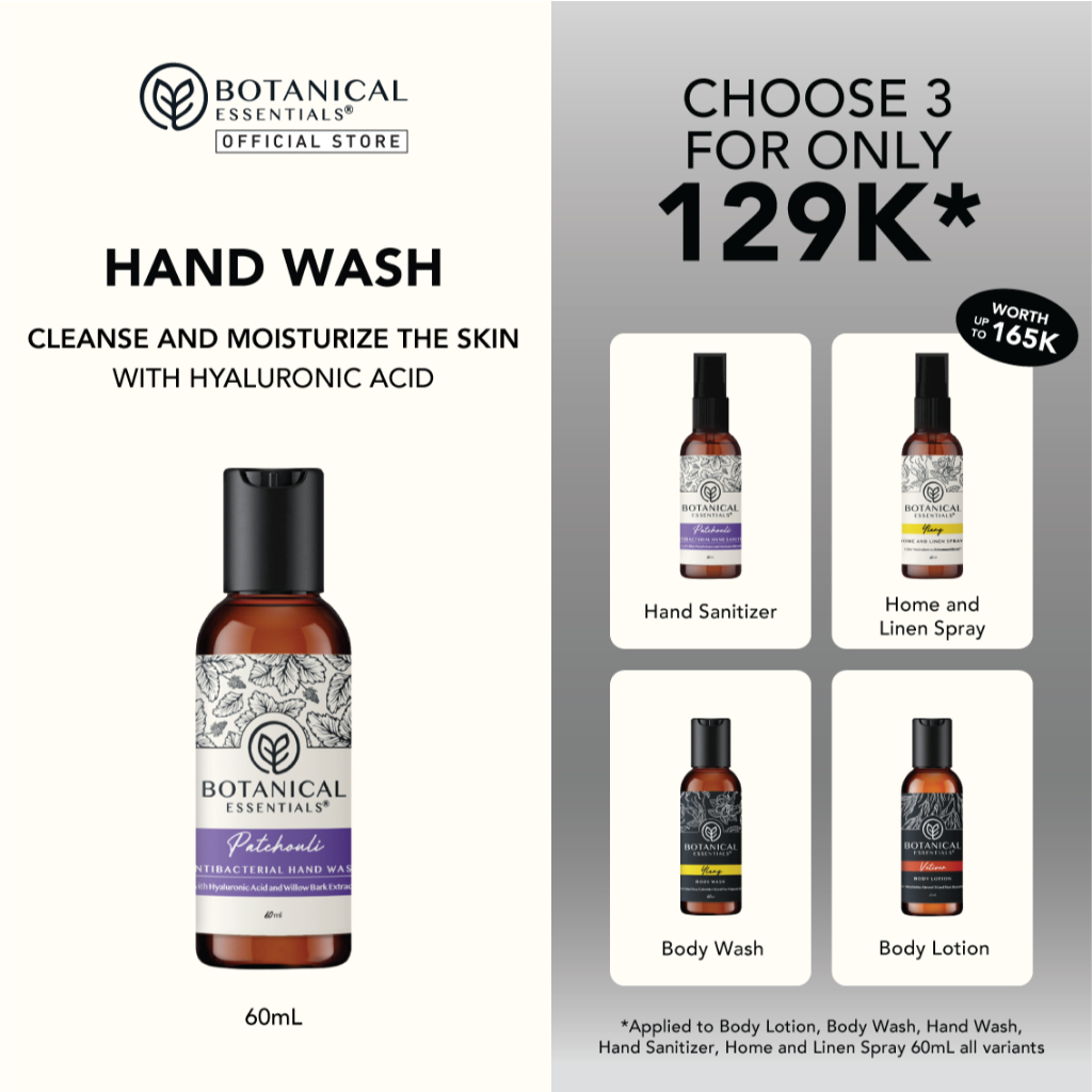 Jual [BUY 3 ONLY 129K] Botanical Essentials - Antibacterial Hand Wash ...