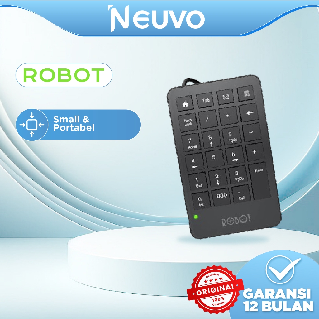 Jual ROBOT Keyboard Numeric Wired Mini Portable Keypad USB 2.0 ...
