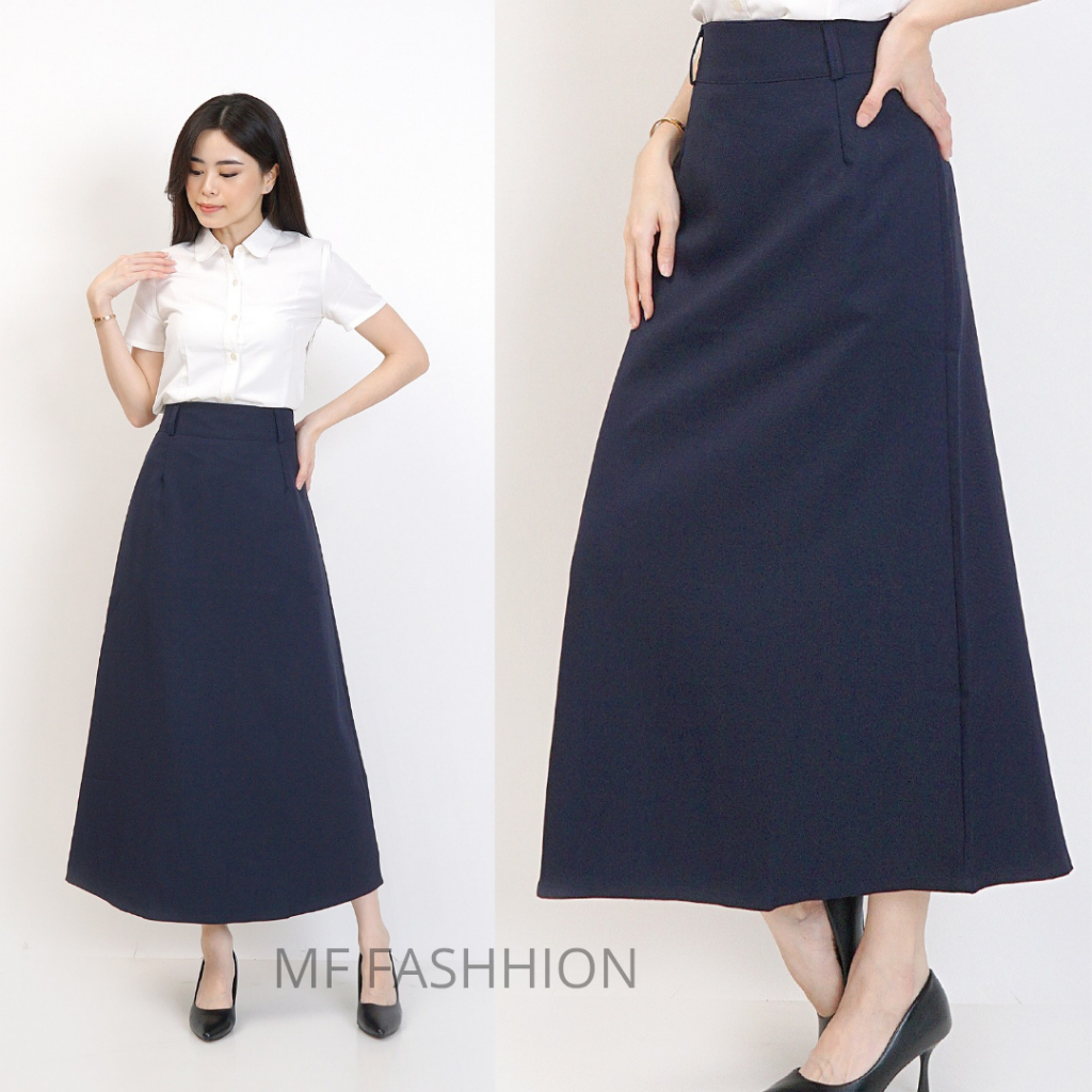 Jual Rok Kerja Wanita Kantor Rok A Line | Rok Payung | Rok Kuliah ...