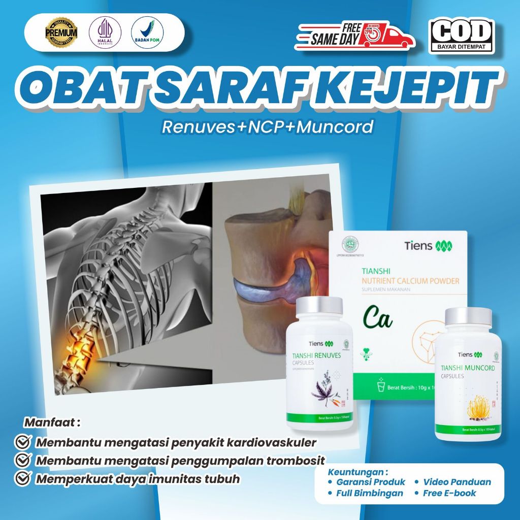 Jual OBAT FITOFARMAKA PAKET OBAT SARAF KEJEPIT Renuves Muncord NHCP Obat TCM Herbal Dari China ...