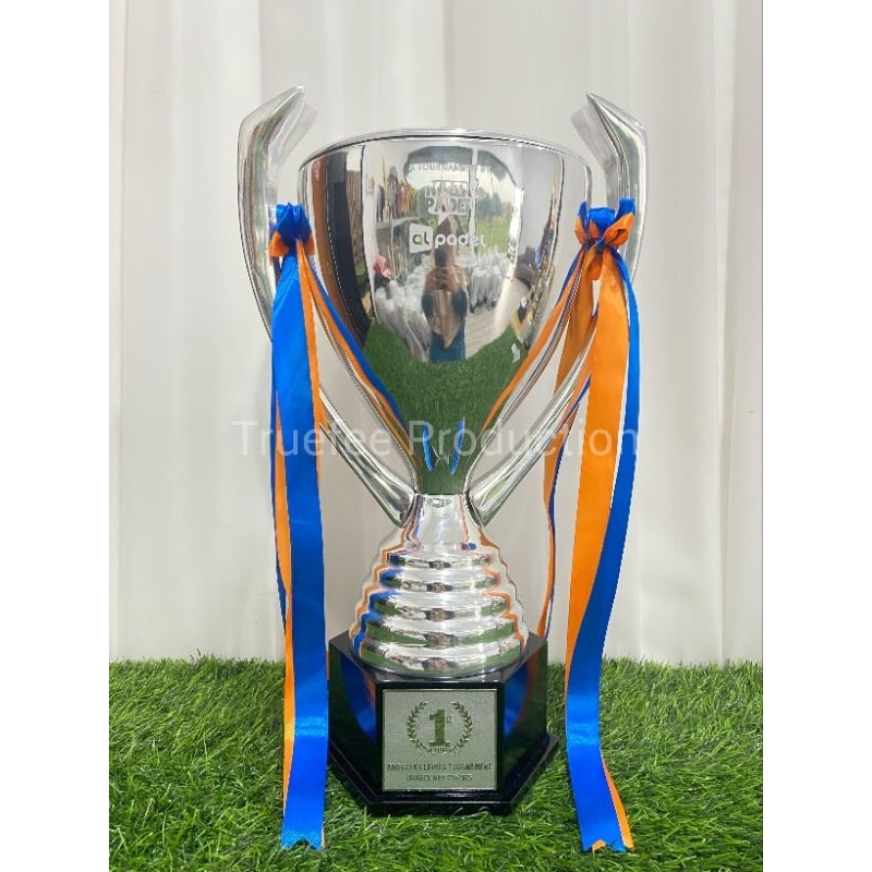 Jual PIALA LOGAM ALUMUNIUM CAWAN 2025-C SIZE L CHAMPIONS CUP TROPHY ...