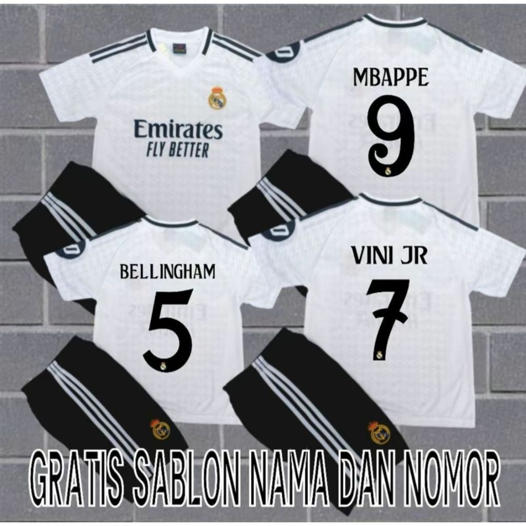 Jual BERBAGAI MACAM BAJU ANAK DENGAN SABLON NAMA DAN NOMOR | Shopee ...