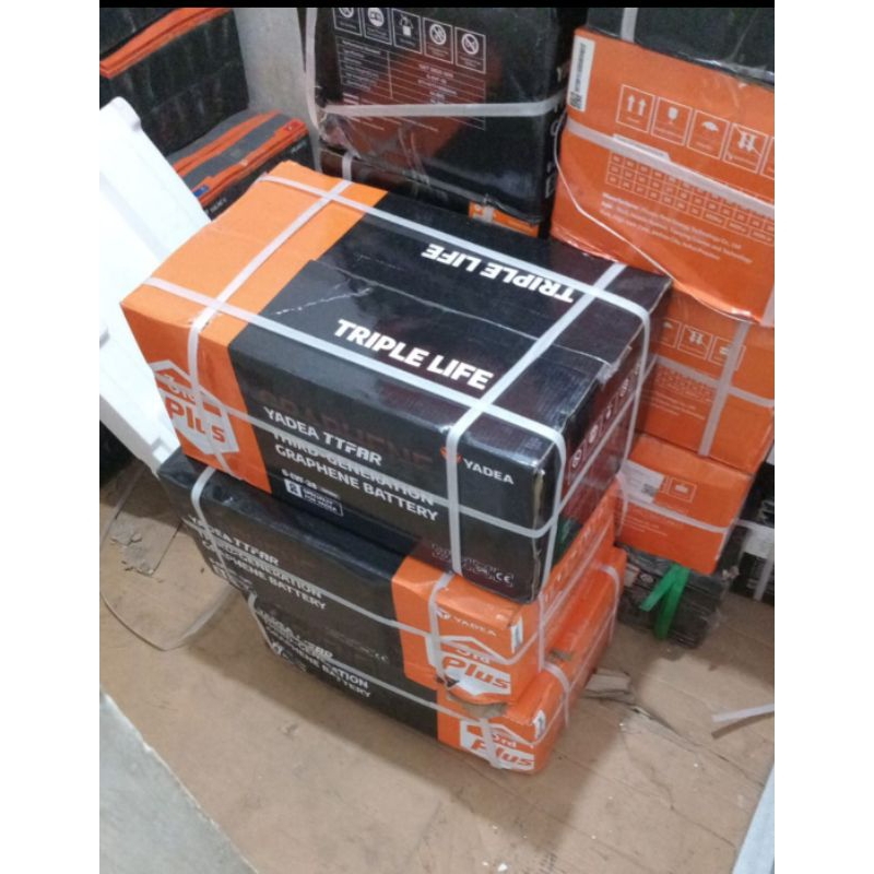 Jual Baterai Aki Kering Sepeda Listrik Yadea 72 Volt 38 AH Isi 6 PCS cocok T9 E8S G6/150P ...