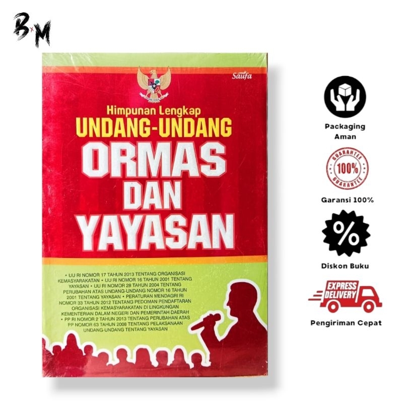 Jual Himpunan lengkap undang undang Ormas dan yayasan | Shopee Indonesia