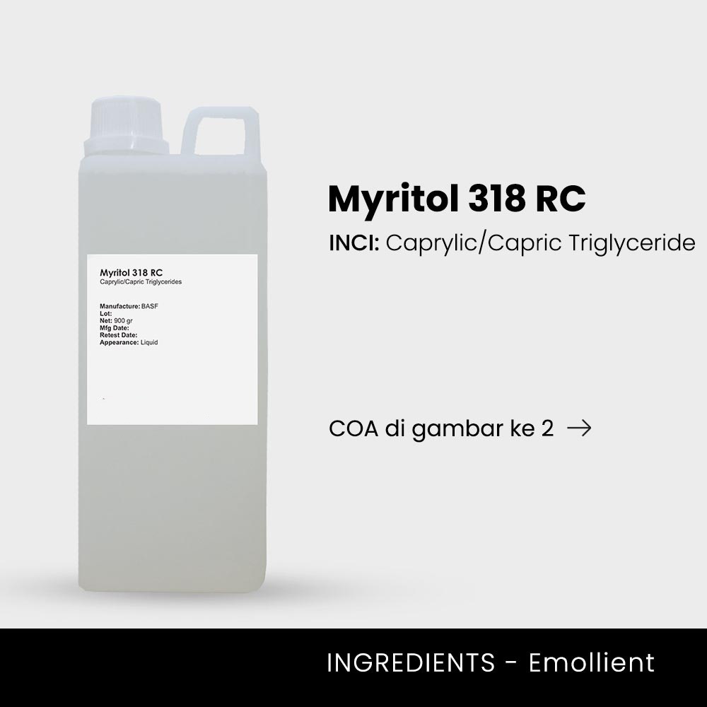 Jual Myritol 318 - INCI: Caprylic/Capric Triglyceride | Fractionated ...