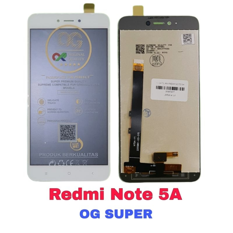 Jual lcd ts xiaomi redmi note 5a lcd touchscreen fullset | Shopee Indonesia