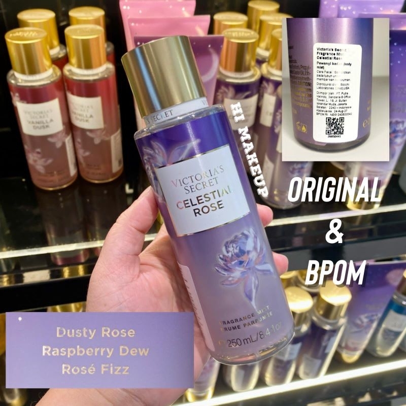 Jual Victoria's Secret Body Mist Celestial Rose VS Body Mist (BPOM ...