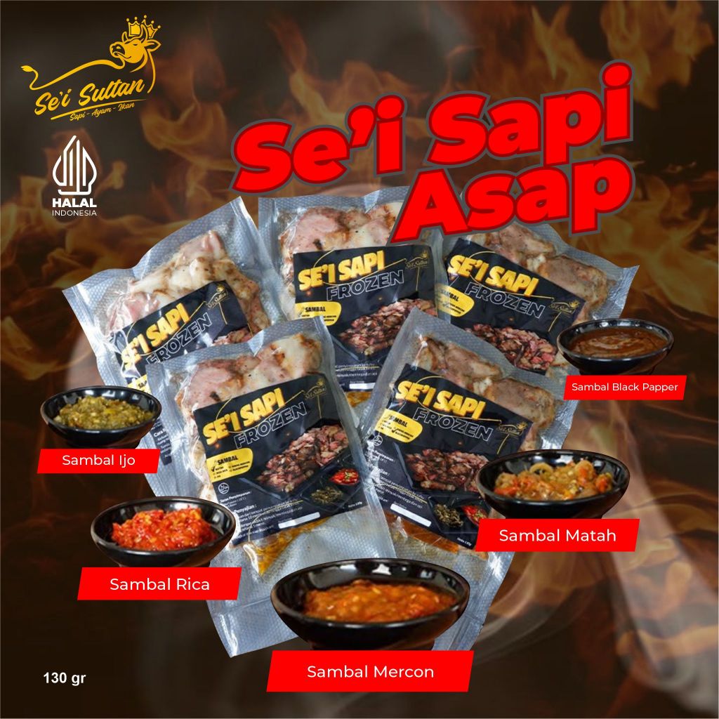 Jual Sei Sapi SULTAN - Frozen Food + Sambal | Shopee Indonesia
