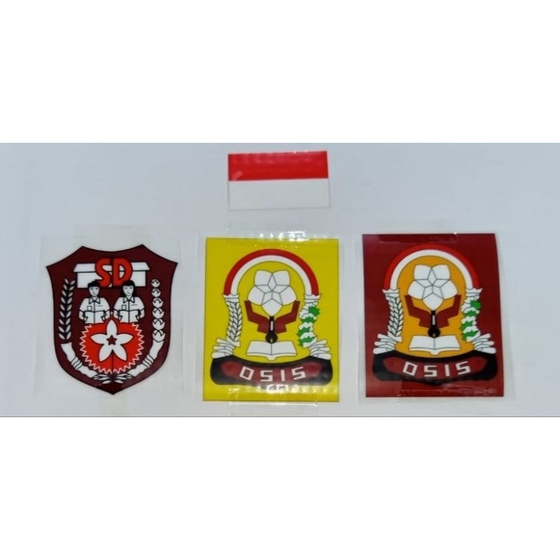 Jual lambang SD/SMP/SMA Badge Bet Saku Sekolah Logo Sablon Setrika DTF ...