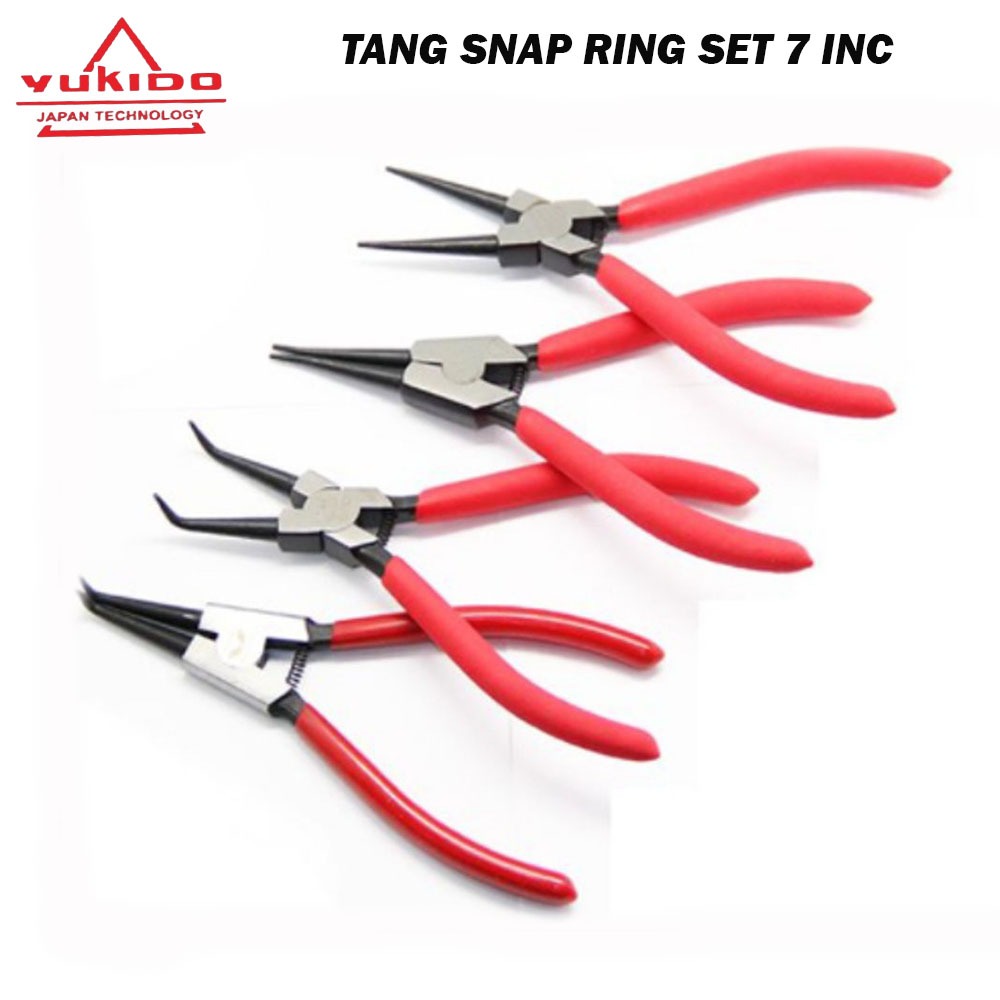 Jual PROMO 4 Pcs Tang Circlip Pliers Set 7 Inch Set Tang Circlip ...