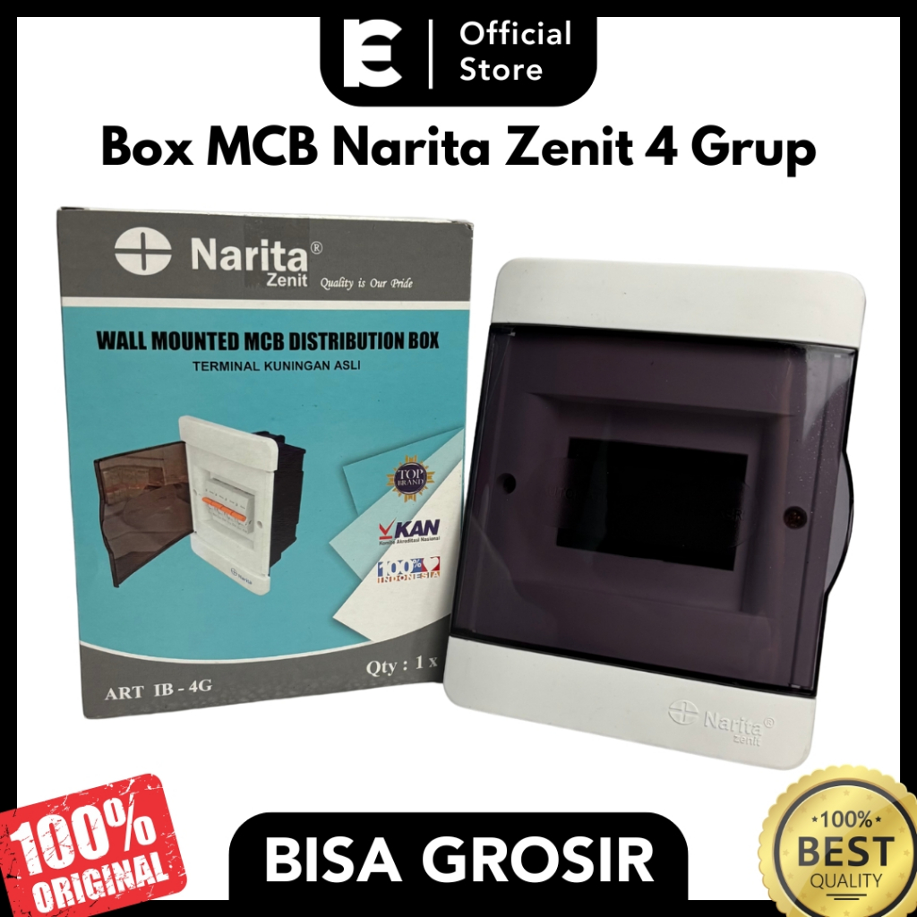 Jual Box MCB Narita Zenit 4 Grup Inbow Tanam Dinding Panel Listrik ...